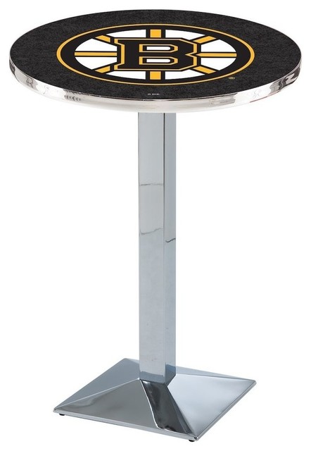 Boston Bruins Pub Table, 36"x36", 36"x36" - Contemporary - Indoor Pub ...