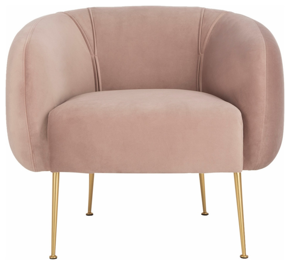 Natal Poly Blend Accent Chair Pale Mauve - Midcentury - Armchairs And ...