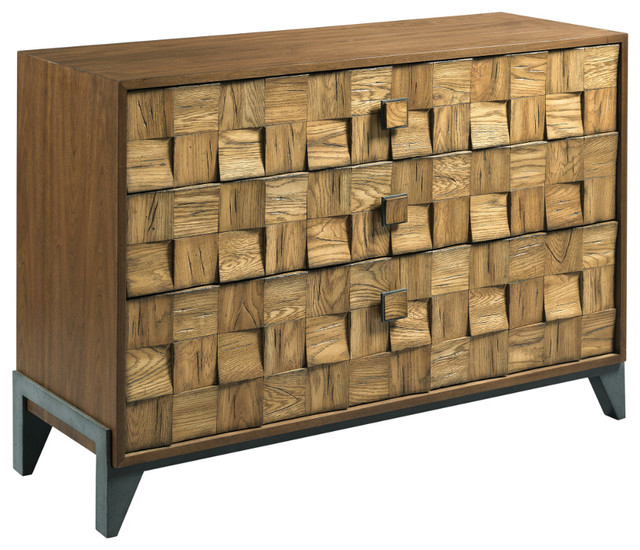American Drew AD Modern Synergy Pattern Console 700-937 - Transitional ...
