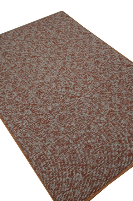 Furnish My Place Beige Solid Color Rug Made In Usa, 4' x 20' Oval ...