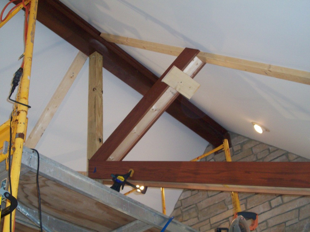 Faux Scissor Truss - Contemporary - Chicago - by Architecturally Speaking