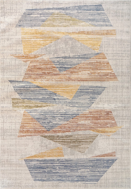 Dynamic Rugs Elixir Polyester Area Rug 5172-999 Multi, 6x9 ...