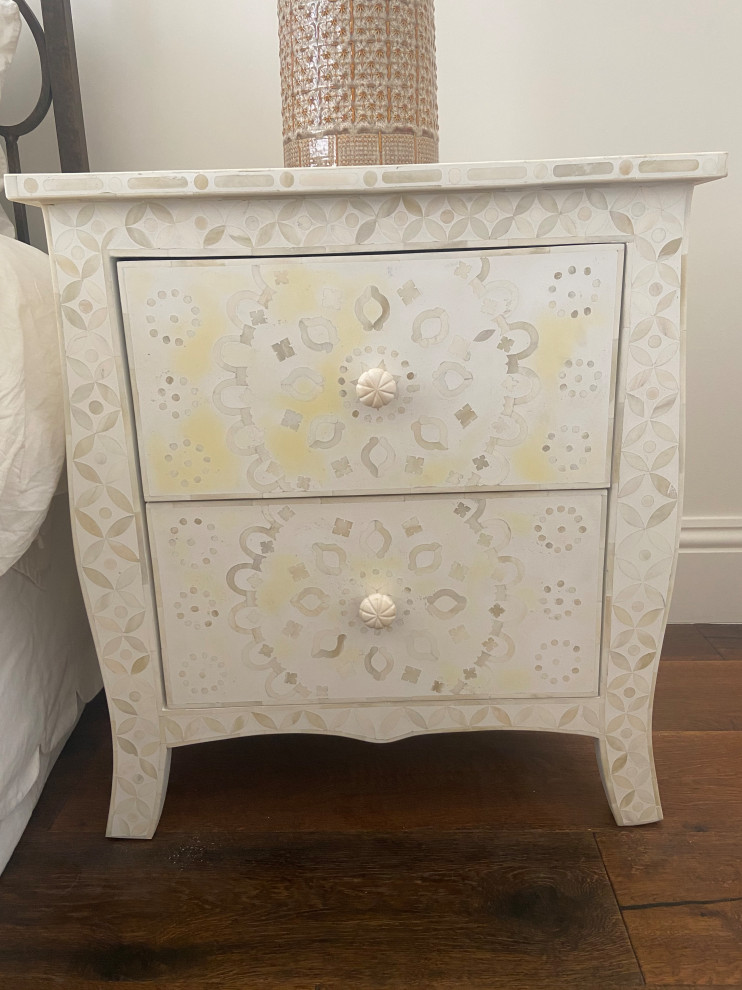 Bone Inlay resin yellowing