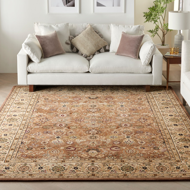 Nourison 2000 2091 Area Rug, Mushroom, 8'6" x 11'6" - Traditional ...