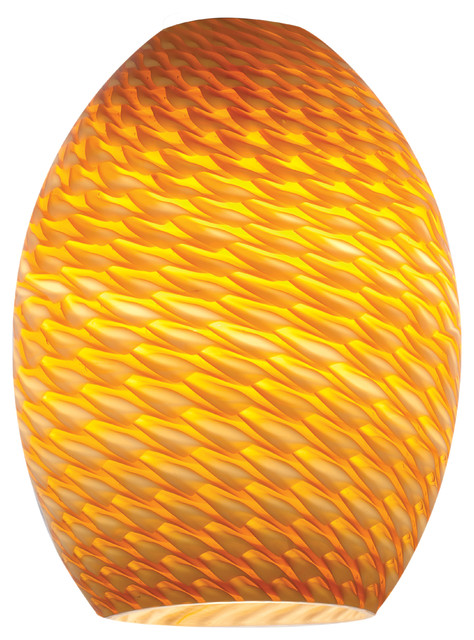 Firebird Brandy Pendant Glass Shade - Contemporary - Lighting Globes ...