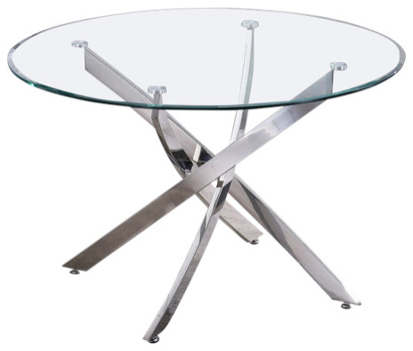 Bendina Round Dining Table Silver - Contemporary - Dining Tables - by ...