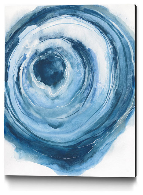 "Watercolor Geode III" Museum Mounted Canvas Print, 24"x32 ...