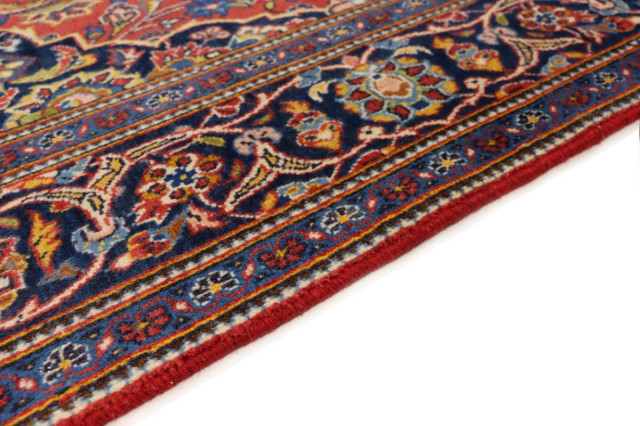 Persian Rug Keshan 8'0"x4'9" Hand Knotted, 8'0"x4'9" - Traditional ...