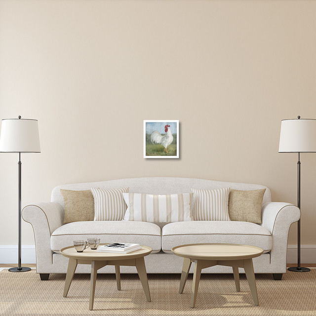 "Noble Rooster I Vintage No Border" Digital Paper Print by Danhui Nai ...