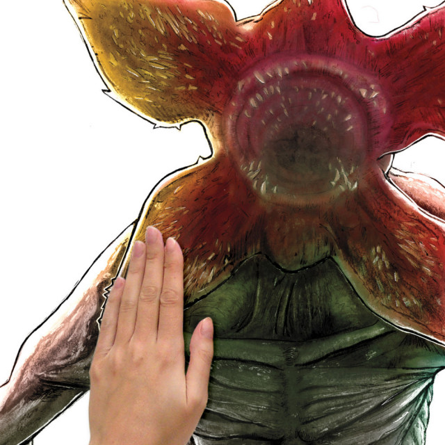 Netflix Stranger Things Demogorgon Peel and Stick Giant Wall Decal ...