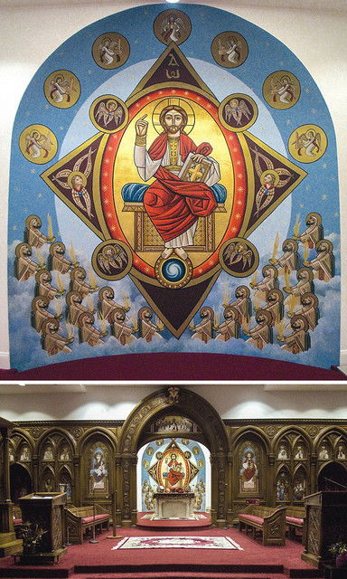 Coptic Altar Mural - Traditional - Los Angeles - by Hattas Public ...