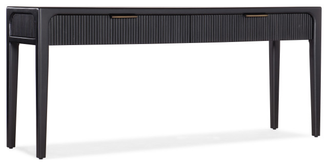 Archer Tambour Console Table, Black - Modern - Console Tables - by ...