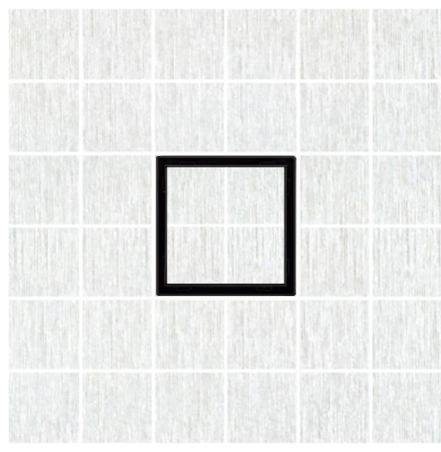 SereneDrains Square Shower Drain 304 Stainless Steel Tile Insert 5 Inch ...