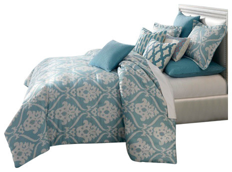 Tucson Comforter Set, Queen, 9-Piece Set - Mediterranean - Comforters ...