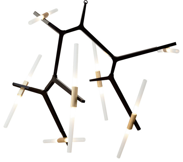 Glass Bar Rod Light Fixture - Modern - Chandeliers - by Design Living ...