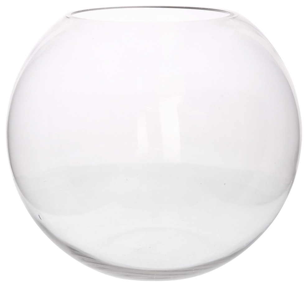 Glass Sphere Bowl, 13x12x14 - Contemporary - Terrariums - by Homart | Houzz