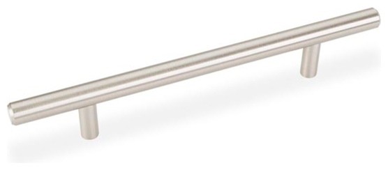 Elements Naples 5" Bar Pull - Satin Nickel - Modern - Cabinet And ...