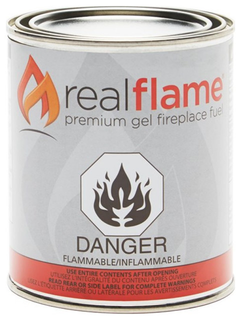 Real Flame Modern Metal Multi-Color 24 Pack of 13 oz Gel Fuel Cans for ...