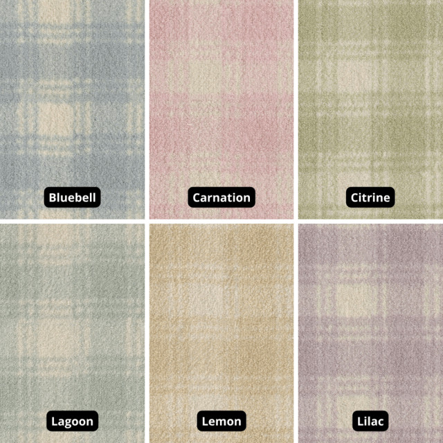 Pastel Colors 3/8 Thick Indoor Area Rug Carpet, Greyfriar Pastels, 9x9 ...