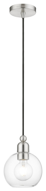 Livex Lighting 48971 Downtown 7"W Mini Pendant - Transitional - Pendant ...