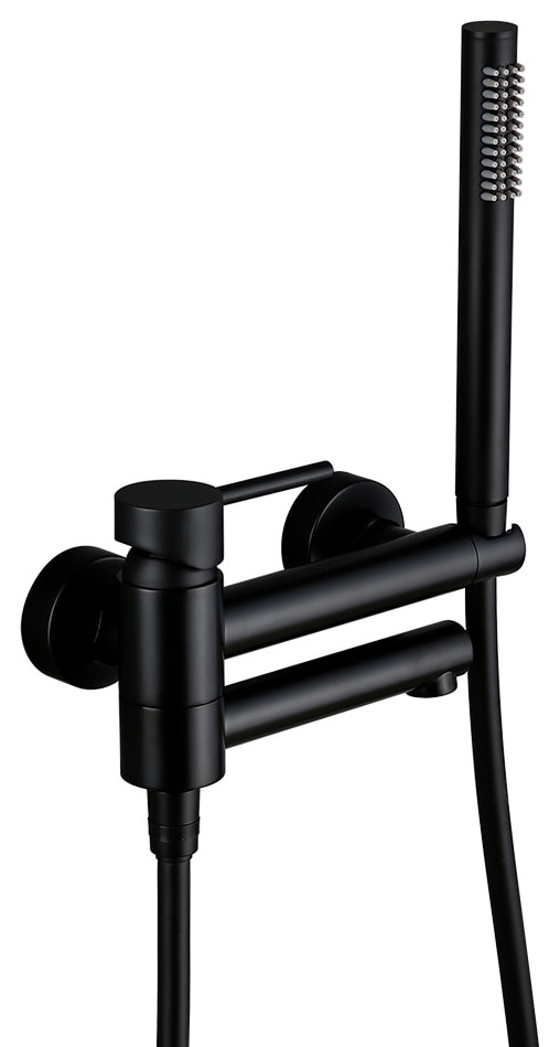 Wasser™ Wall Mounted Bathtub Spout With Hand Shower - Contemporary ...