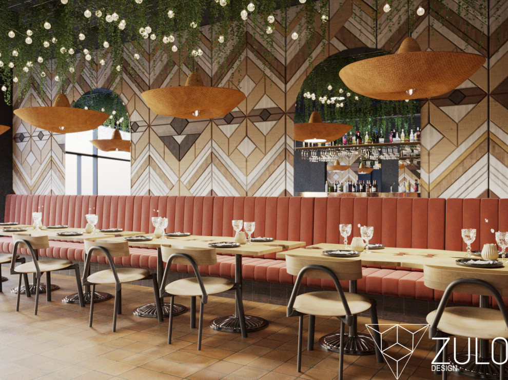 Mexican Restaurant - Midcentury - Other - by Zulo Design | Houzz