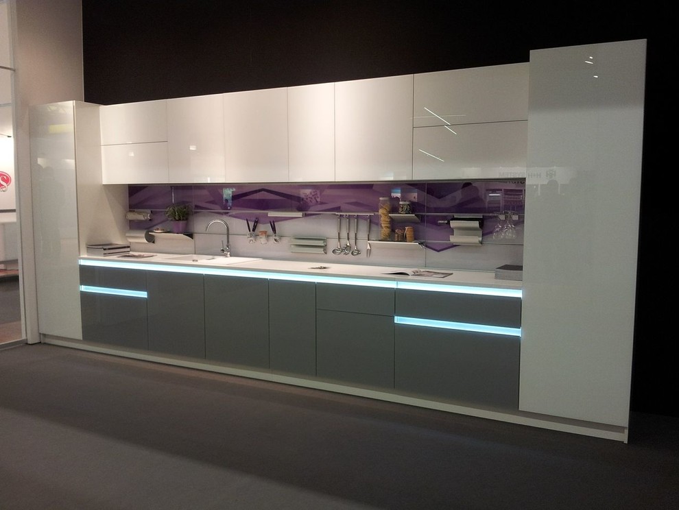 Glass Kitchen Designs - Modern - Kitchen - Denver - by Modern Kitchens ...