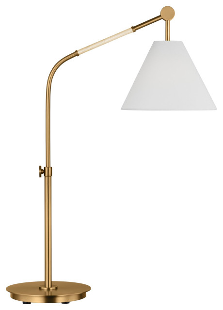 Remy Large Task Table Lamp, Burnished Brass - Transitional - Desk Lamps ...