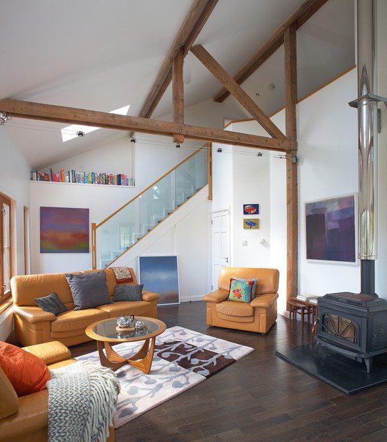 Houzz Tour: Cool Retro Style in a Rustic House in Southeast Ireland ...