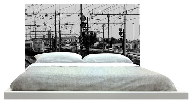 "Train Tracks" Headboard, Double - Contemporary - Headboards - by ...