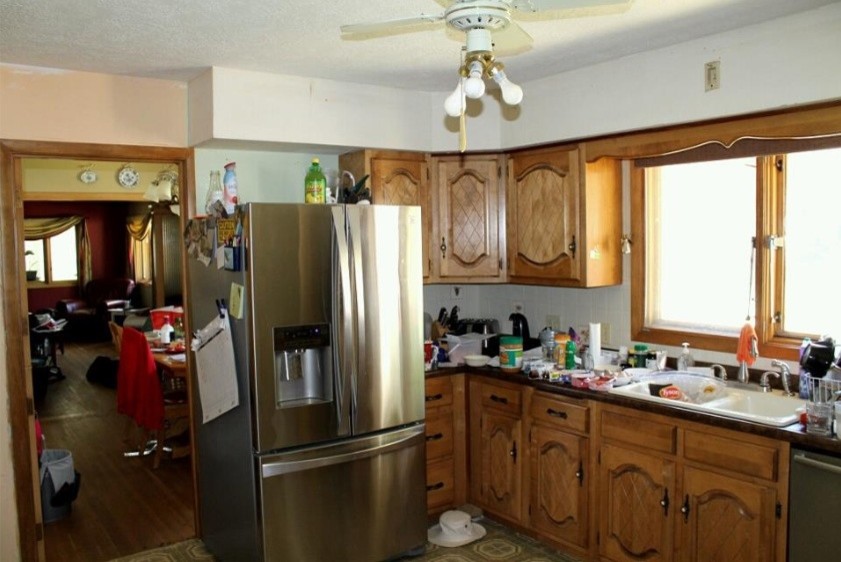 Remodeled old kitchen in a 1958 ranch
