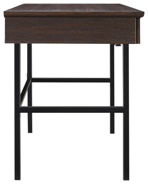 Jefferson Writing Desk With Lockdowel Fastening System, Espresso Finish ...