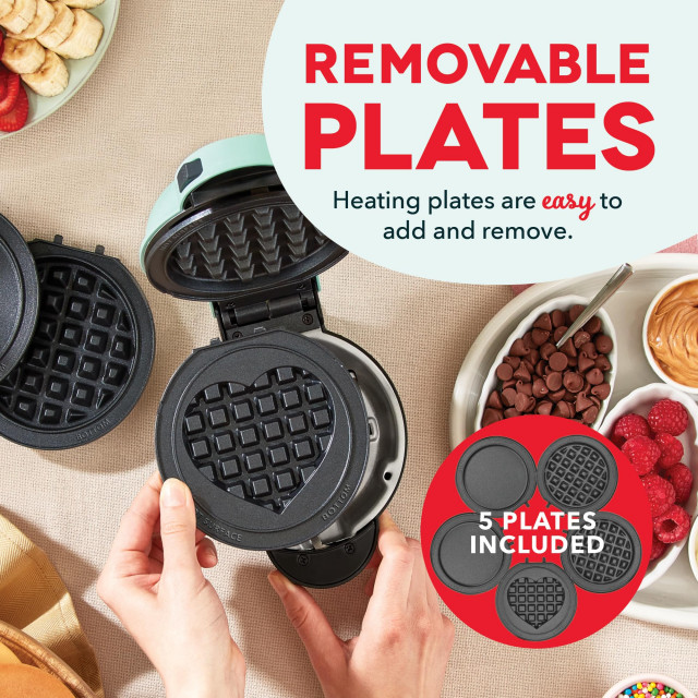 Multi-Plate Mini Maker With Removable Plates and Storage Case - Modern ...