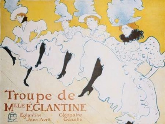 "The Troup of Madame Eglantine" Poster Print by Henri de Toulouse ...