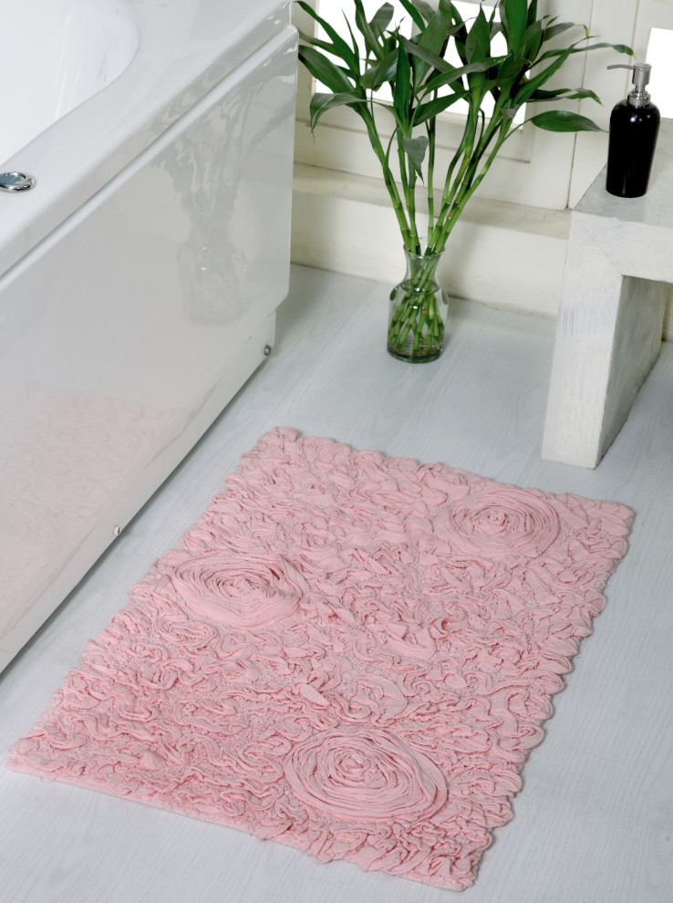 Bellflower Rug, 21"x34" - Contemporary - Bath Mats - by Home Weavers ...