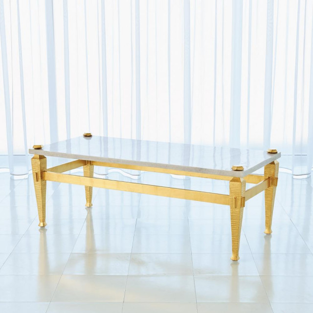 Roman Gold Coffee Table - Contemporary - Coffee Tables - by Lighting ...