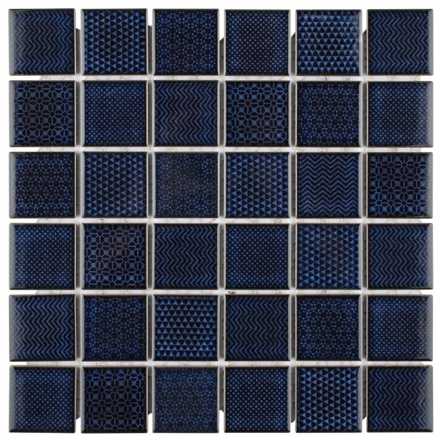 Celadon Porcelain Mosaic Floor and Wall Tile, Royal, Sample ...