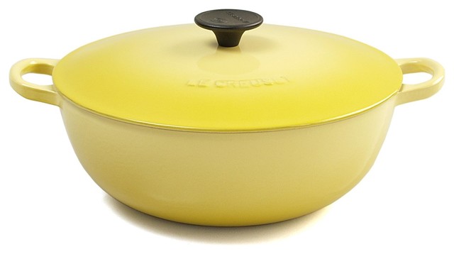 Le Creuset 4 1/2 Qt. Soup Pot - Soleil/Sun - Traditional - Stockpots ...