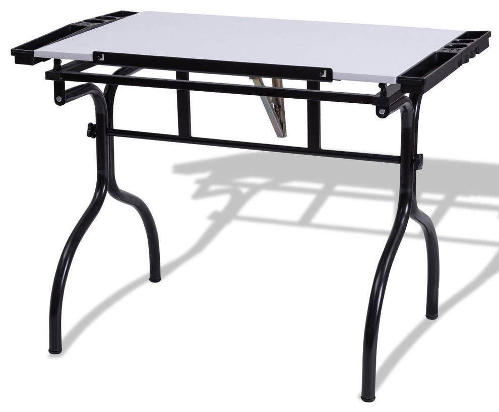 Modern Style Adjustable Folding Drafting Table Drawing Desk ...