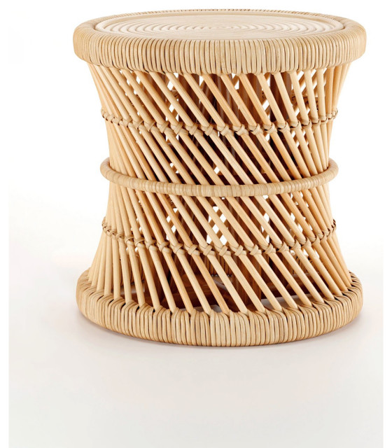 Unique Boho Round Coffee Table, 100% Handmade from Rattan in Bali ...