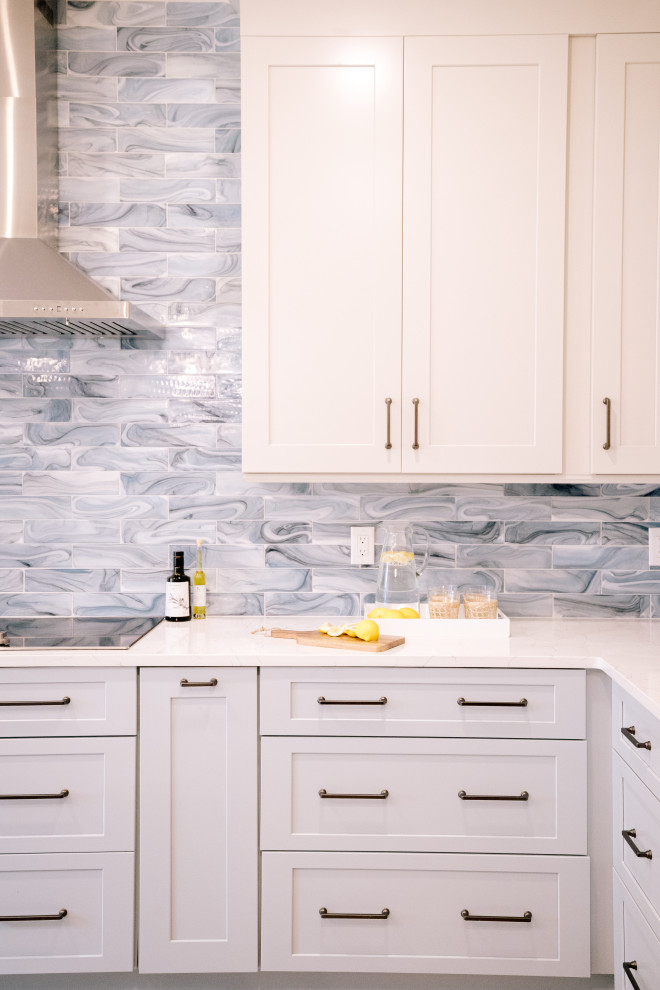 Coastal Blue Kitchen - Beach Style - Kitchen - Orlando - by KBF Design ...