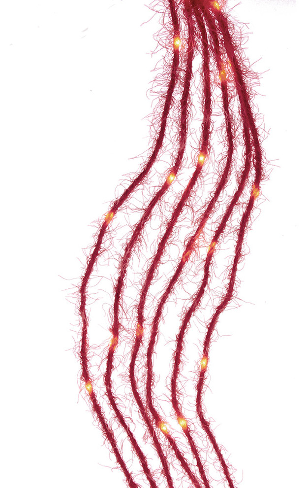 120-Light Red Fuzzy Multi Strand LED Set - Holiday Lighting - by Kurt S ...