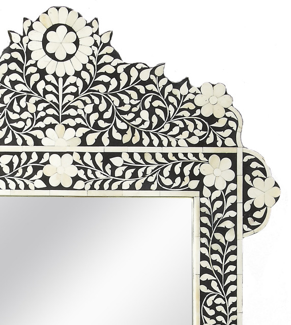 Bone Inlay Wall Mirror - Mediterranean - Wall Mirrors - by HedgeApple ...