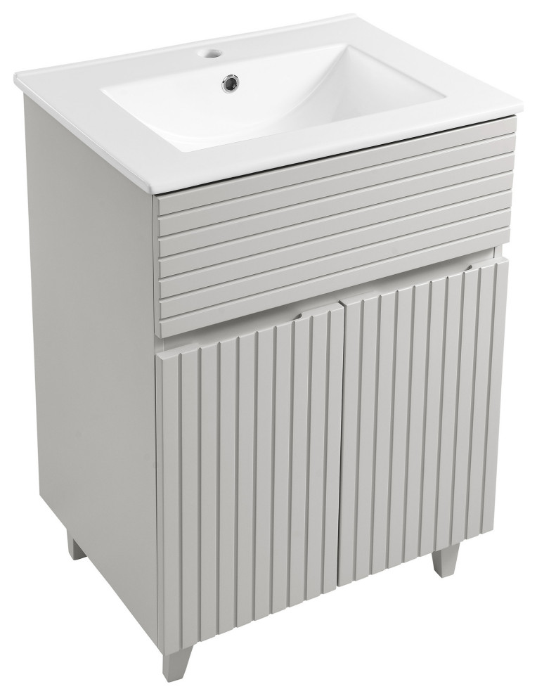Bernay 24" Bathroom Vanity - Transitional - Bathroom Vanities And Sink ...