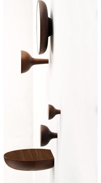 Nomon Welcome Shelf | Walnut - Transitional - Display And Wall Shelves ...