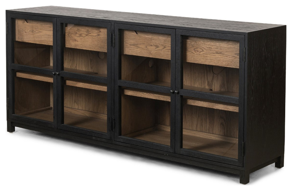 Millie Large Sideboard-Matte Black - Transitional - Buffets And ...
