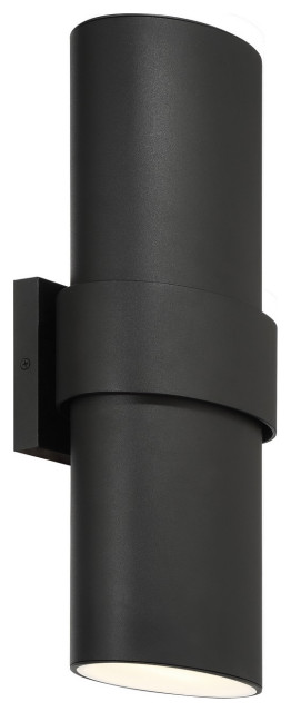 Minka Lavery Lander Lane LED Outdoor Wall Sconce, Sand Coal - Modern - Outdoor Wall Lights And ...