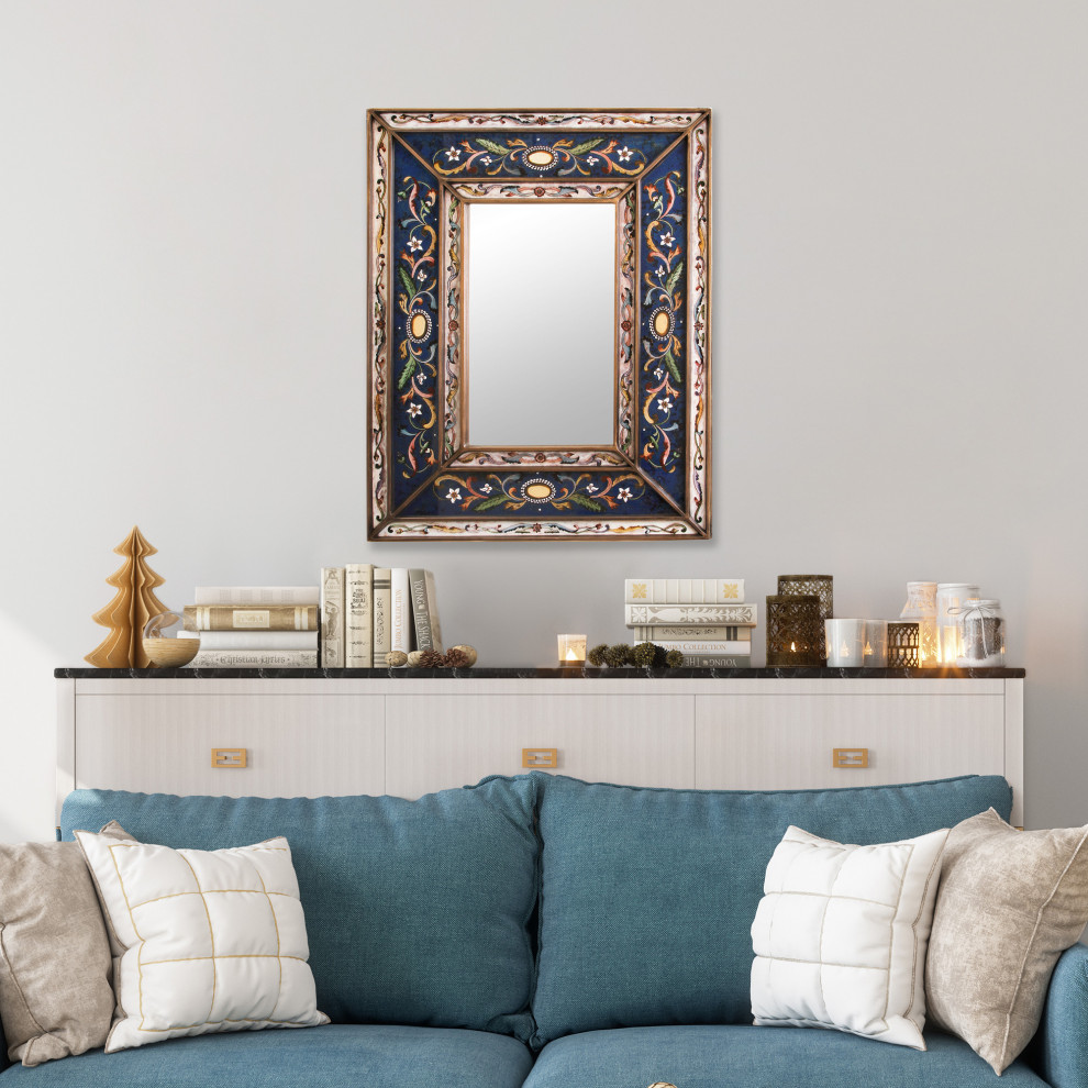 Cajamarca Frost Mirror - Traditional - Wall Mirrors - by NOVICA | Houzz
