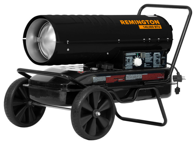 Remington 140,000 BTU Kerosene Forced Air Heater With Thermostat ...