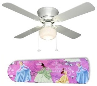 Disney Princess Ceiling Fan Light | Shelly Lighting